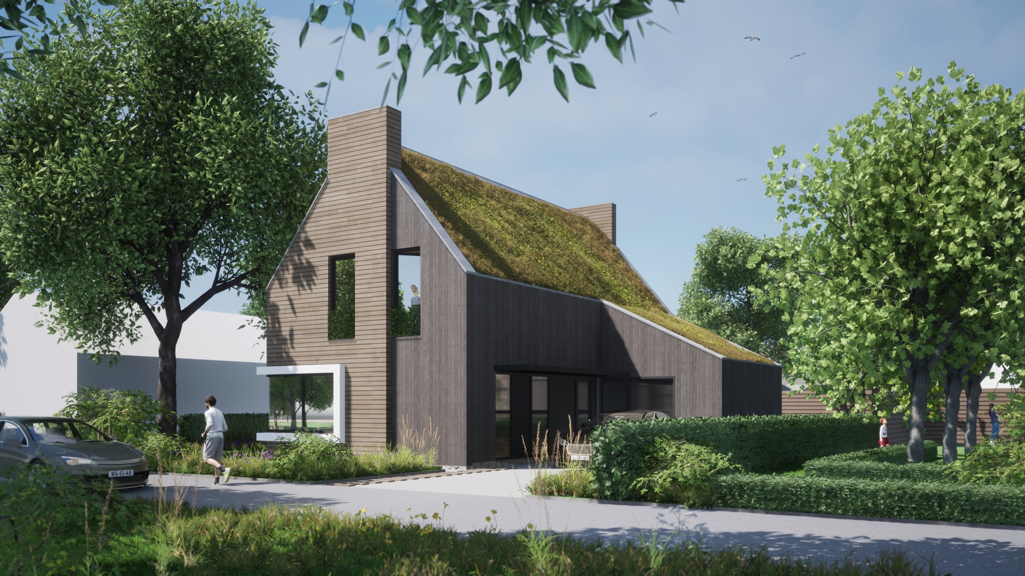 Biobased woning Nieuwehorne - Achterbosch Architecten